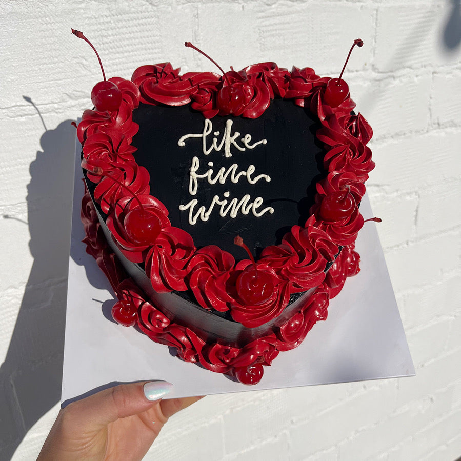 Retro Text Cake – PerthCakeCollective