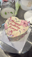Hand-Piped Floral Cake - From $215