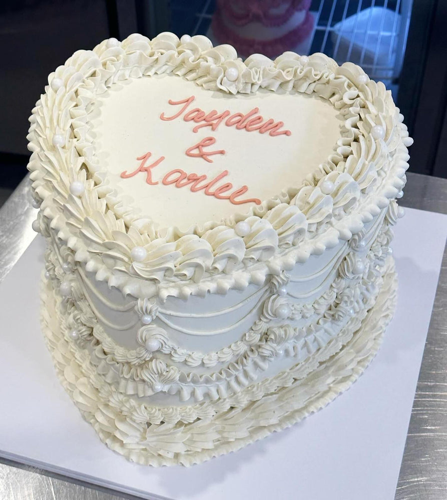 Retro Text Cake – PerthCakeCollective